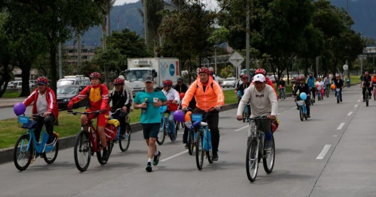 Horarios y rutas de la Ciclovía bogotana los domingos y festivos ...