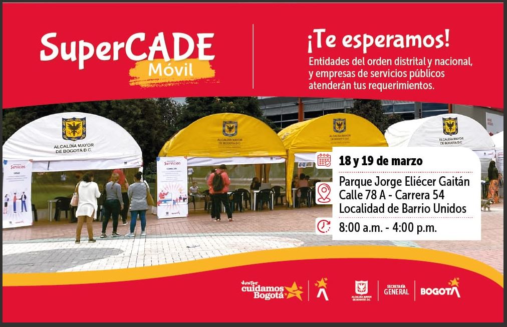 Secretaría General invita al SuperCADE Móvil los días 18 y 19 de marzo ...