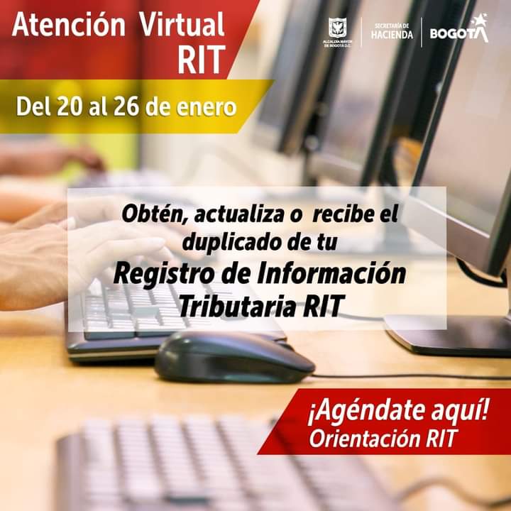 SHD informa que realizará atención virtual para el RIT del 20 al 26 ...