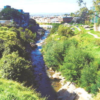 Bogotá Reverdece a través del arte. Río Fucha,localidad San Cristóbal ...