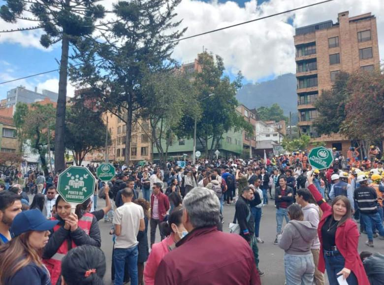 En foto así se desarrolló el gran Simulacro Bogotá 2025 octubre 22 ...